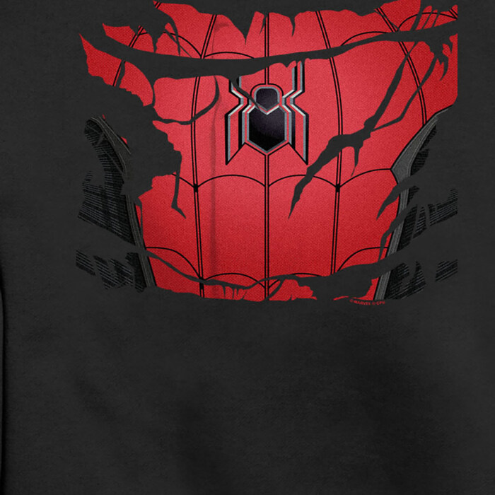 Men's Marvel Spiderman: No Way Home Ripped Costume Adult Sweatshirt