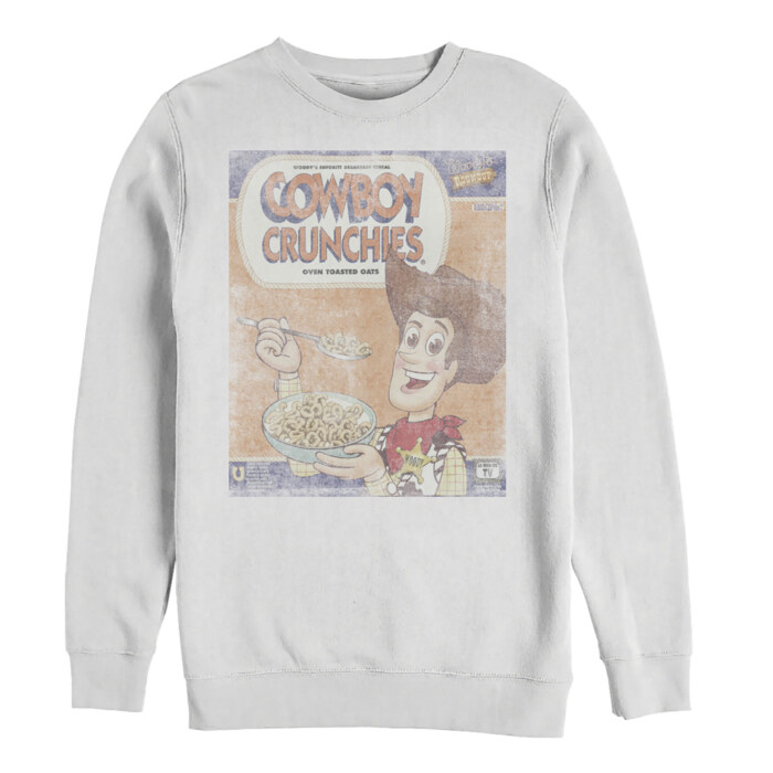 Men's Toy Story Vintage Cowboy Crunchies Cereal Adult Sweatshirt