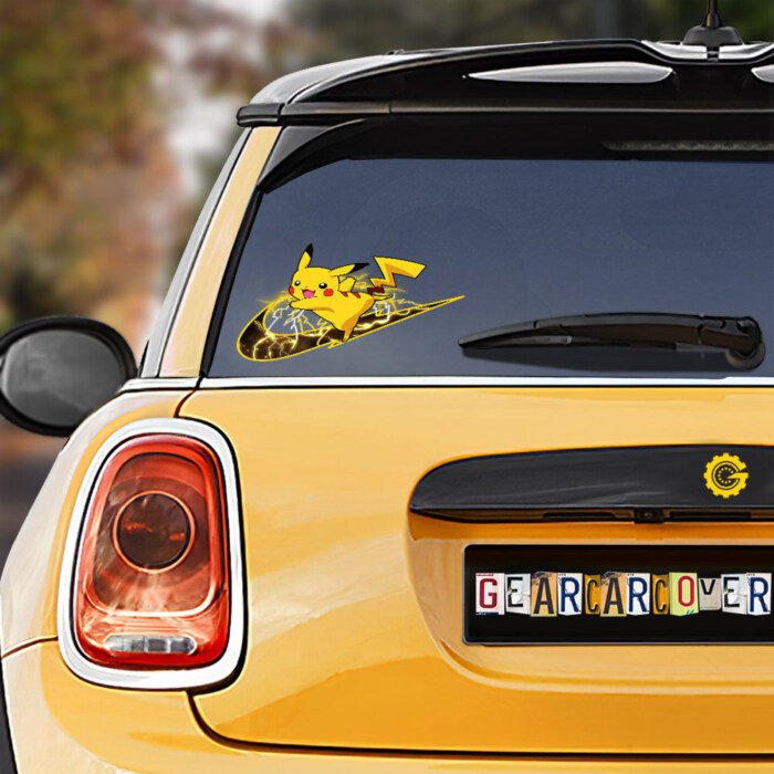 Pikachu Car Sticker Custom
