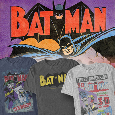 Officially Licensed Vintage Batman T-Shirt for Sale | Fendory