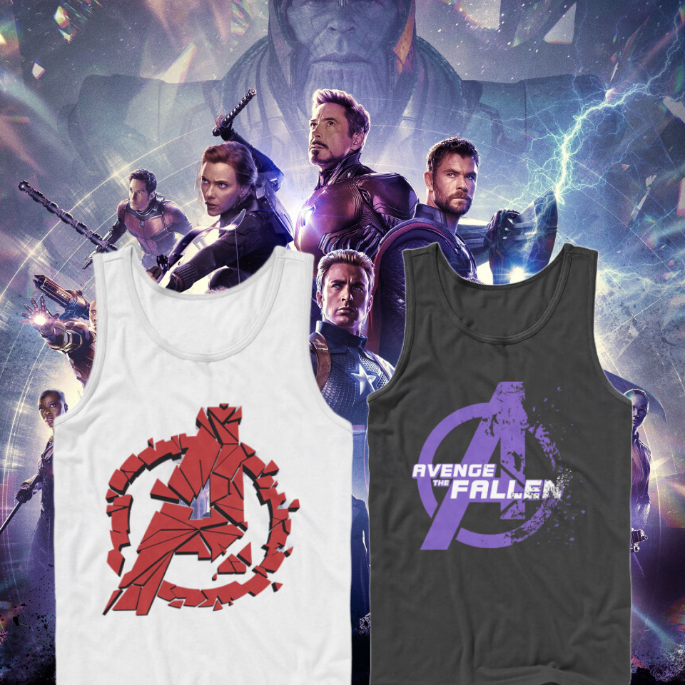 Officially Licensed Avengers Endgame Tank Tops for Sale | Fendory