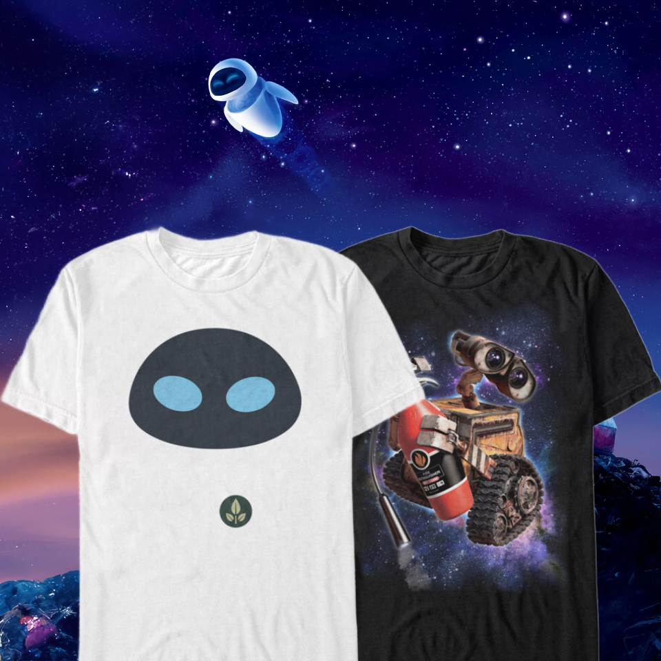 Officially Licensed Wall-E T-Shirt Nostalgic Pixar Movie Apparel | Fendory