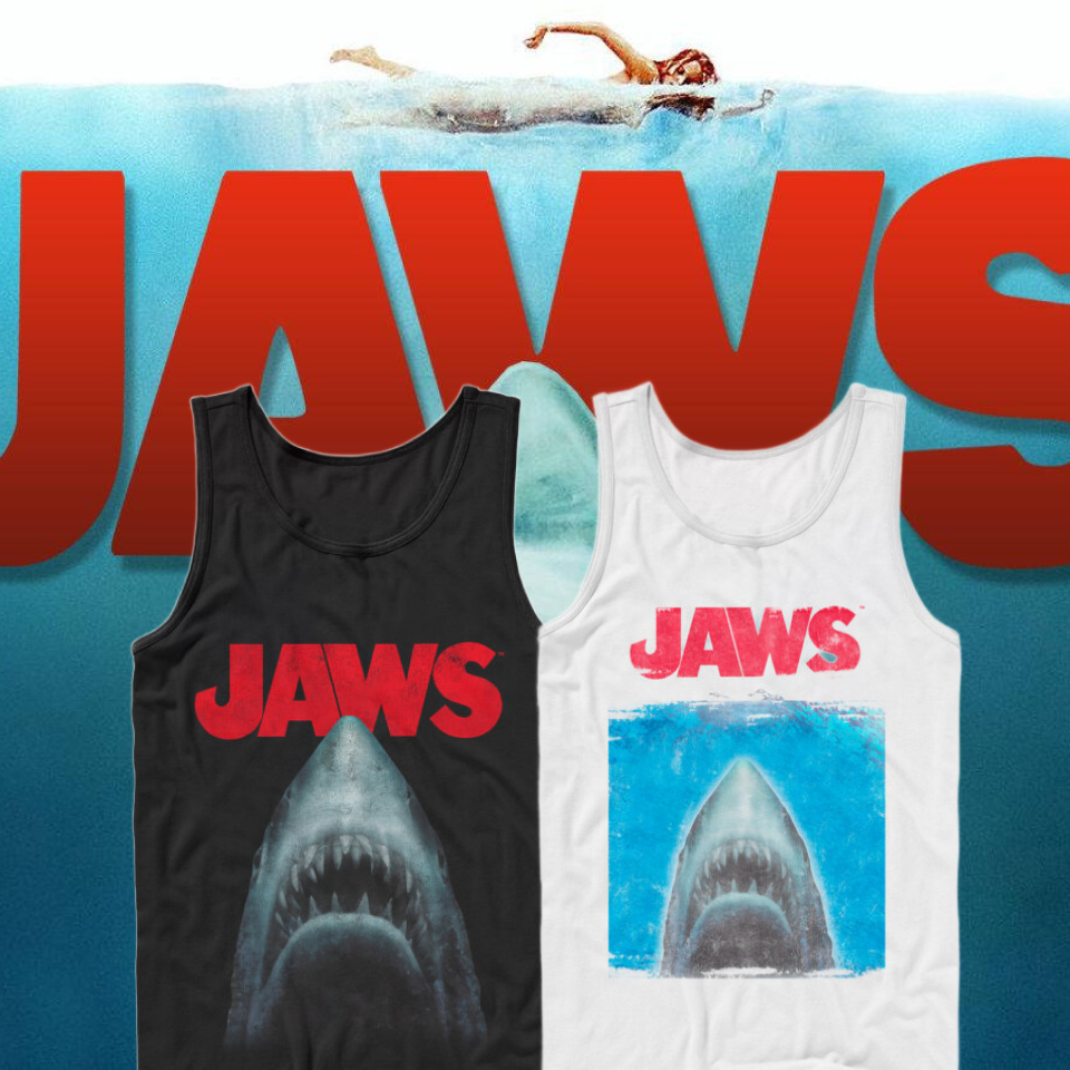 Officially Licensed Jaws Tank Top Classic Movie-Inspired Apparel | Fendory