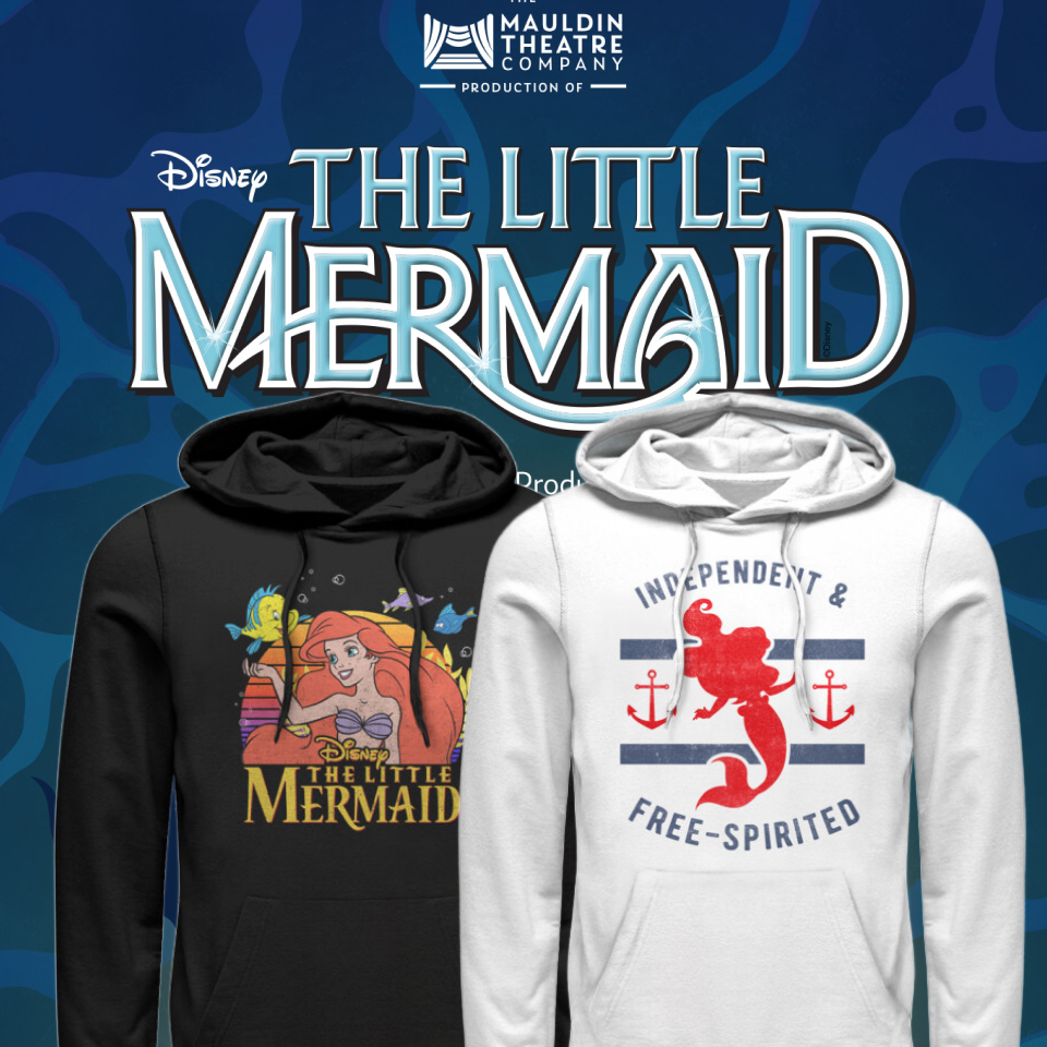 Officially Licensed The Little Mermaid Hoodie Merchandise | Cozy Disney ...