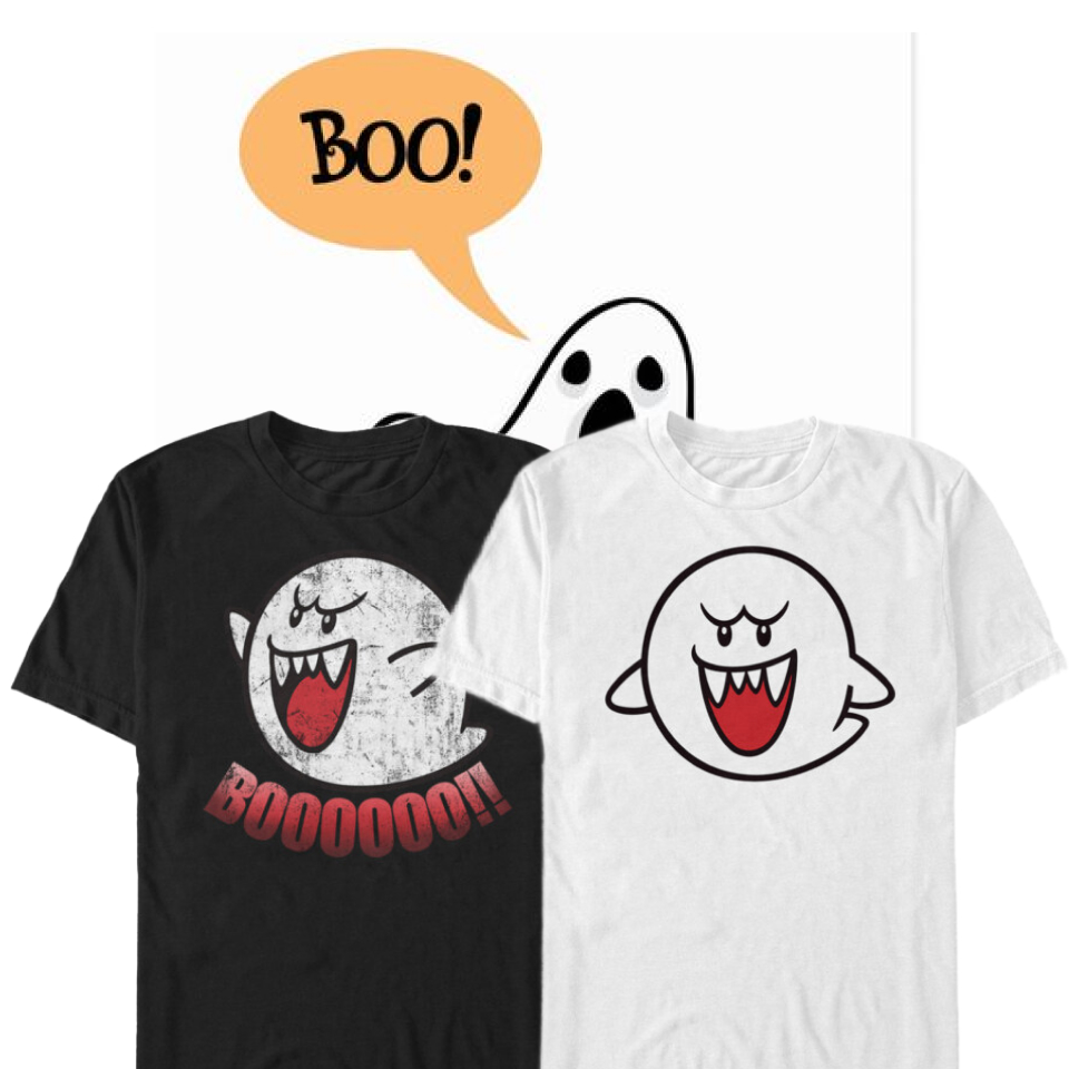 Officially Licensed Boo Ghost Nintendo T-Shirt Perfect For Gamers And ...