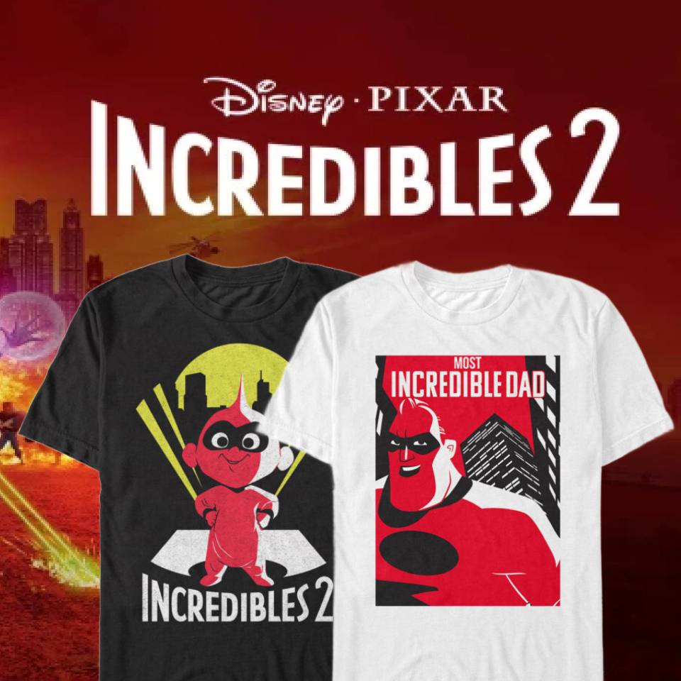 Officially Licensed The Incredibles 2 T-Shirt - Perfect For Fans Of All ...