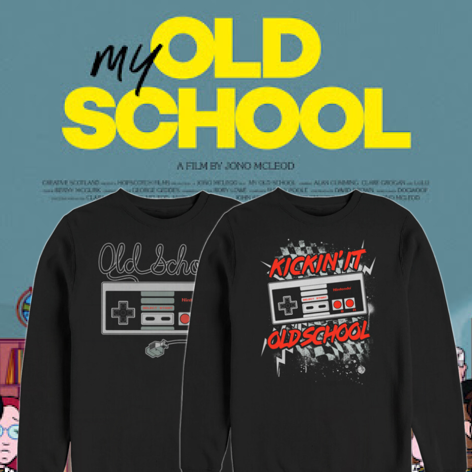 Officially Licensed Old School Nintendo Sweatshirt Retro Gaming Apparel ...