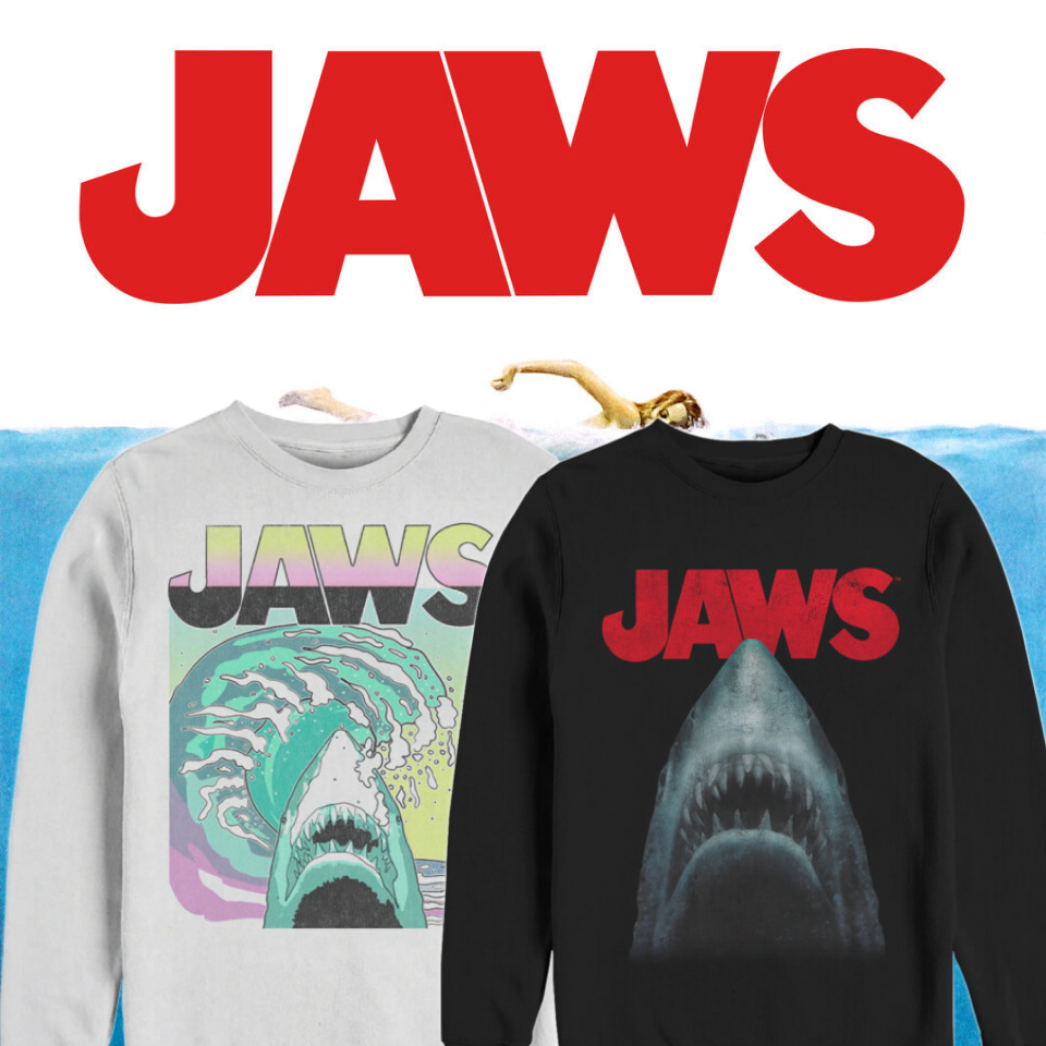 Officially Licensed Jaws Sweatshirt Perfect For Movie Fans | Fendory