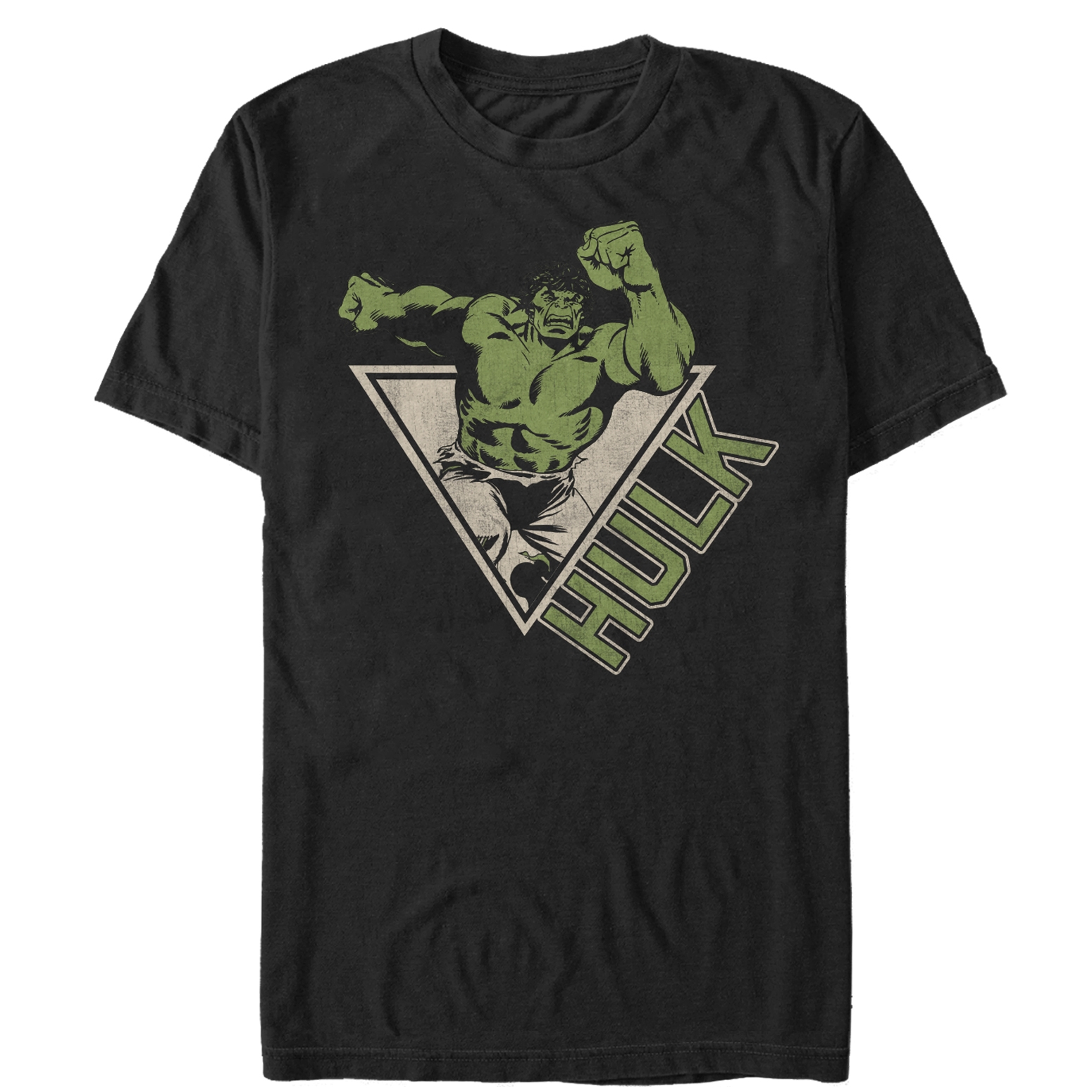 Men's Marvel Triangle Hulk Adult T-Shirt | Fendory