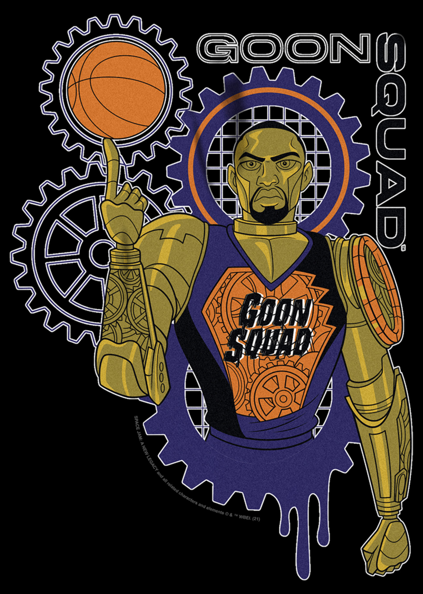 Men's Space Jam: A New Legacy Goon Squad Star Adult T-Shirt
