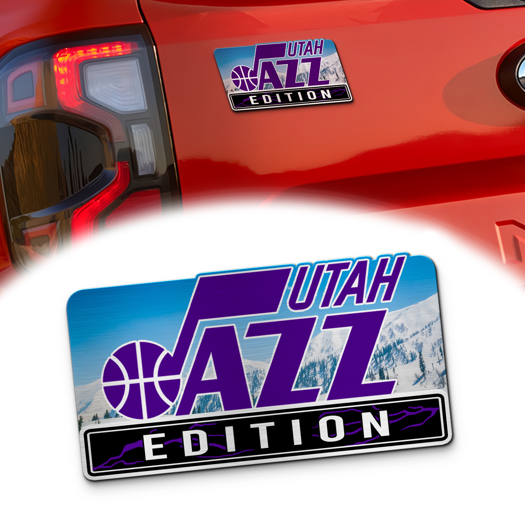 Utah Jazz Original Edition Acrylic Car Emblem
