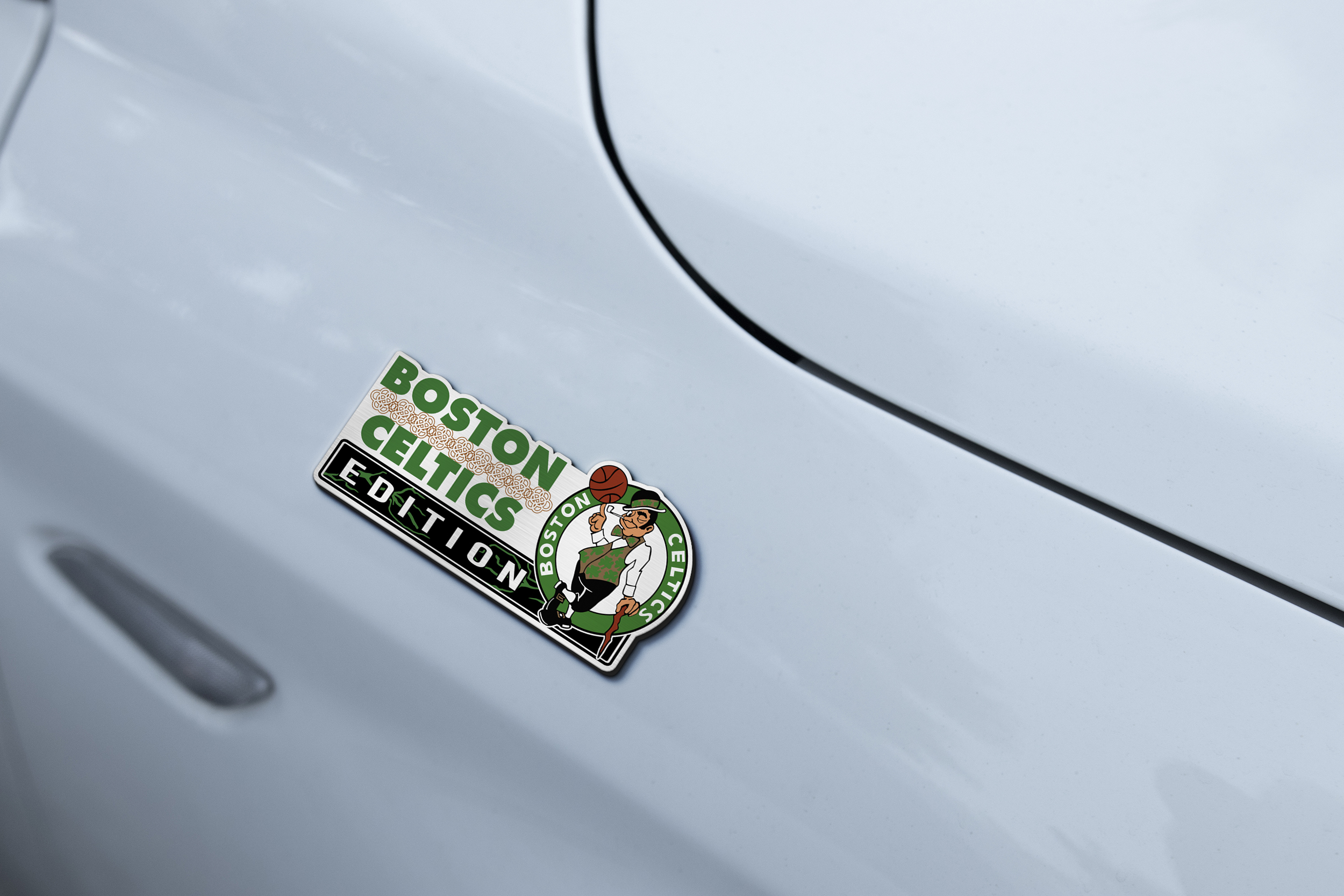 Boston Celtics Original Edition Acrylic Car Emblem