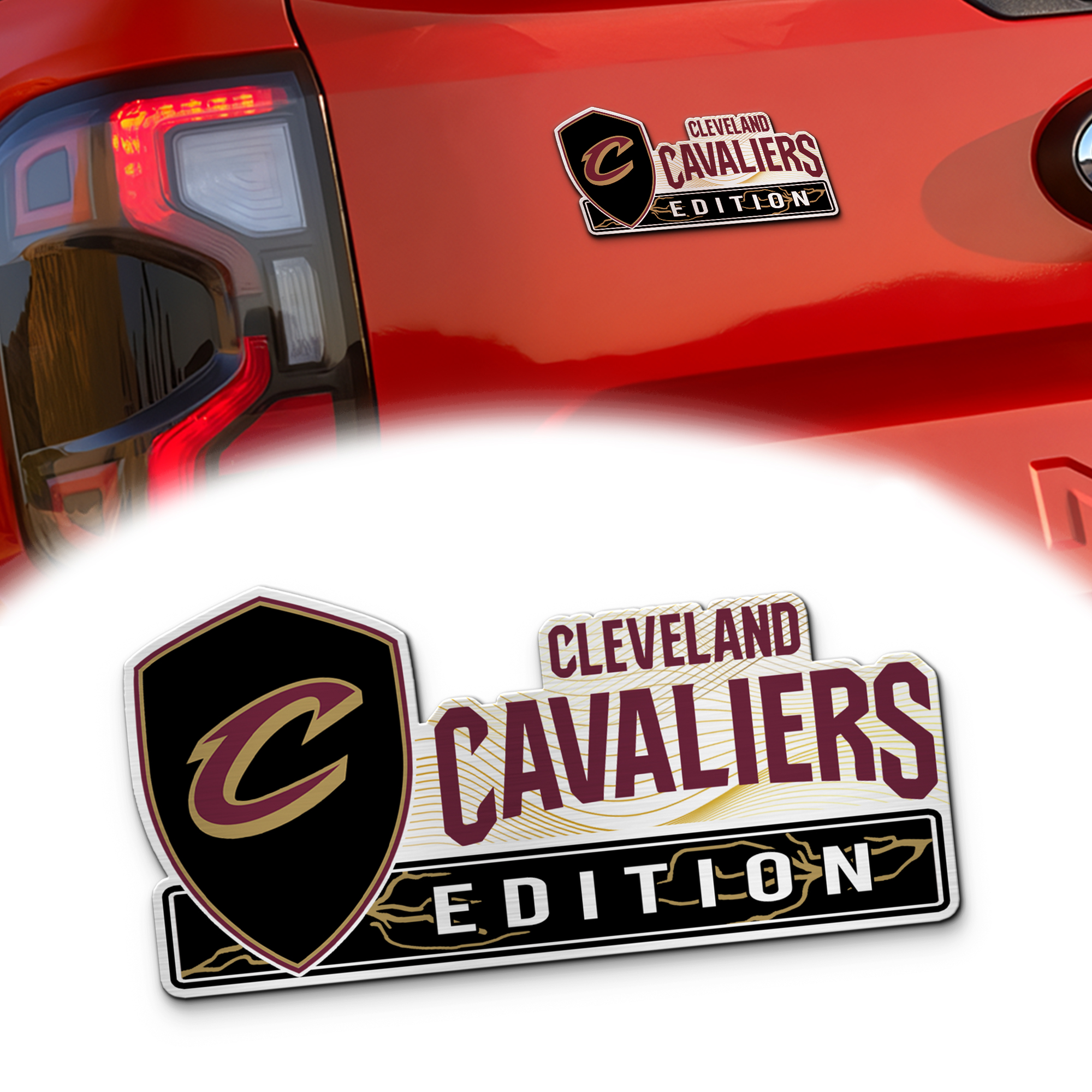 Cleveland Cavaliers Original Edition Acrylic Car Emblem