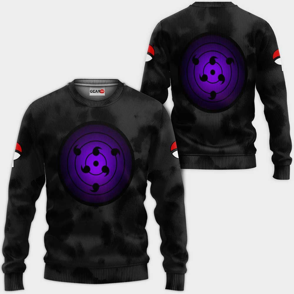 Uchiha Rinnegan Eyes Hoodie Custom