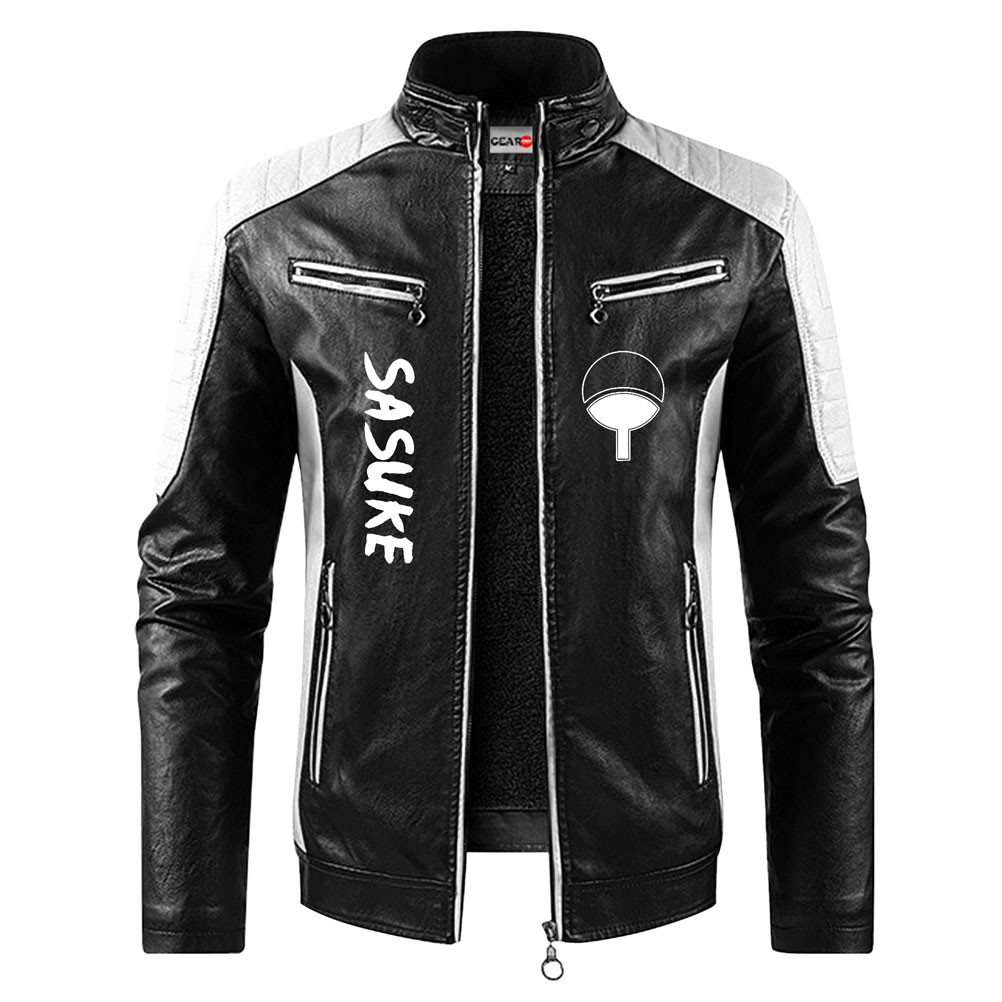 Sasuke Susanoo Leather Jacket Anime Personalized