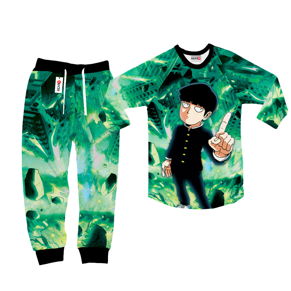 Shigeo Kageyama Pajamas Set Custom Anime Sleepwear