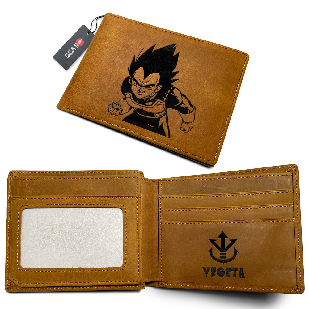 Vegeta Leather Wallet Anime Personalized