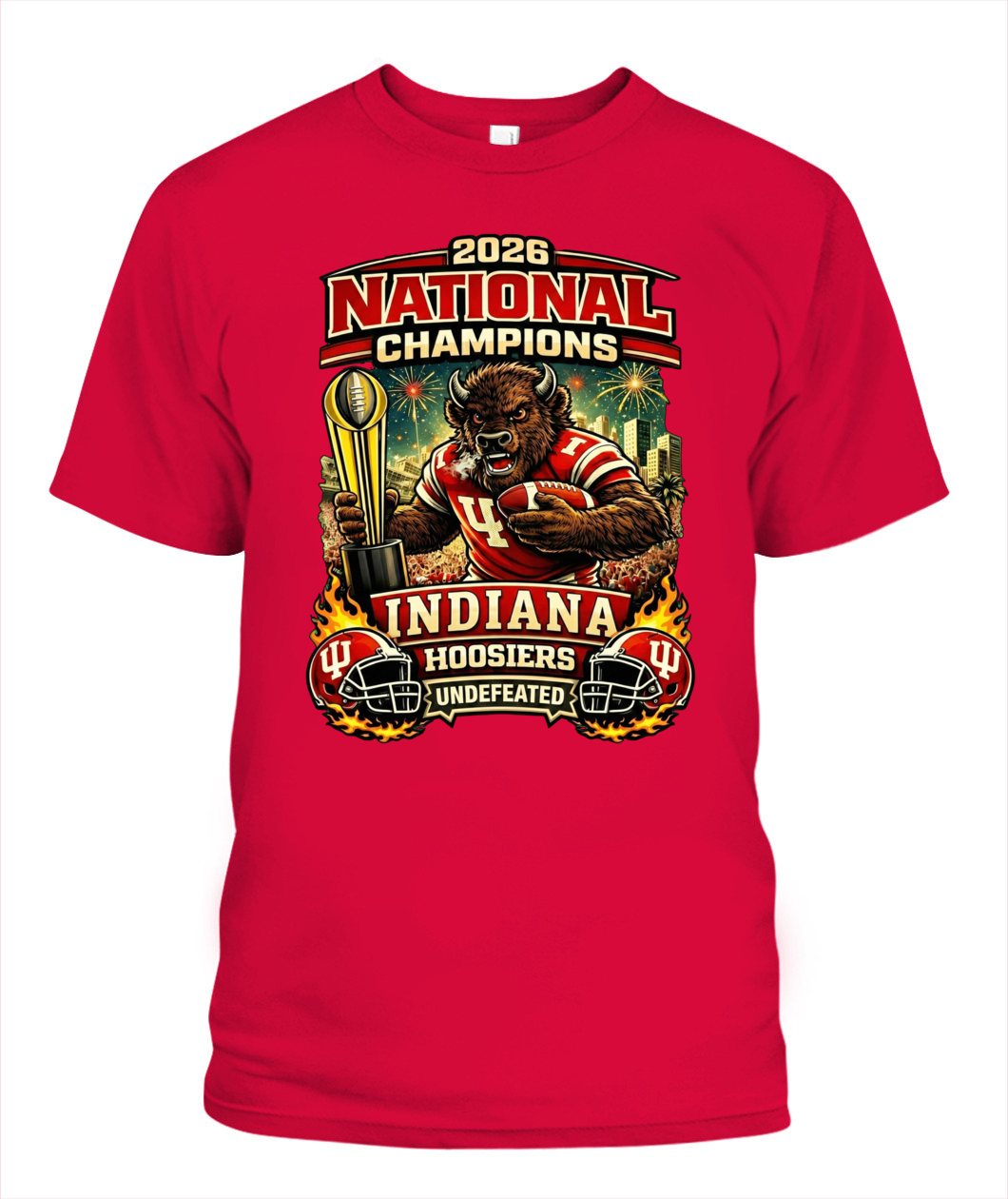 Indiana State Champions Football Gildan Shirt